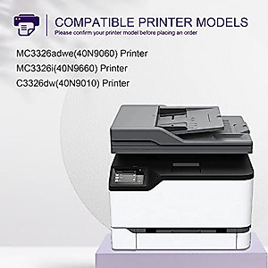 C3326 C331HK0 Toner Cartridge Replacement for Lexmark C3326 Toner MC3326adwe MC3326i C3326dw Printer, 1 Pack Black-Sold by ICEWEN