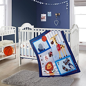 Grand Avenue Future All-Star 3 Piece Crib Bedding Set, 33 x 42, Multi-Color