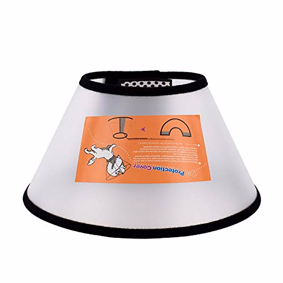 Bepets Cat Cone Collar, Pet Cone Cat Recovery Cone for Kitten Cone After Surgery Anti-Bite Lick Wound Medical, Protective Cat Head Cone Kitten Cone Collar Cat E Collar for Cats Kitty Rabbit (Small 6#)