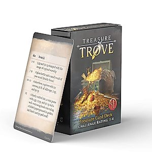 Nord Games Dungeons and Dragons 5th Edition Deck of Cards – Treasure Trove Level 1-4 52 Cards - Games for Adults and Kids – DND Books – Gaming Accessories - Compatible with D&D 5e