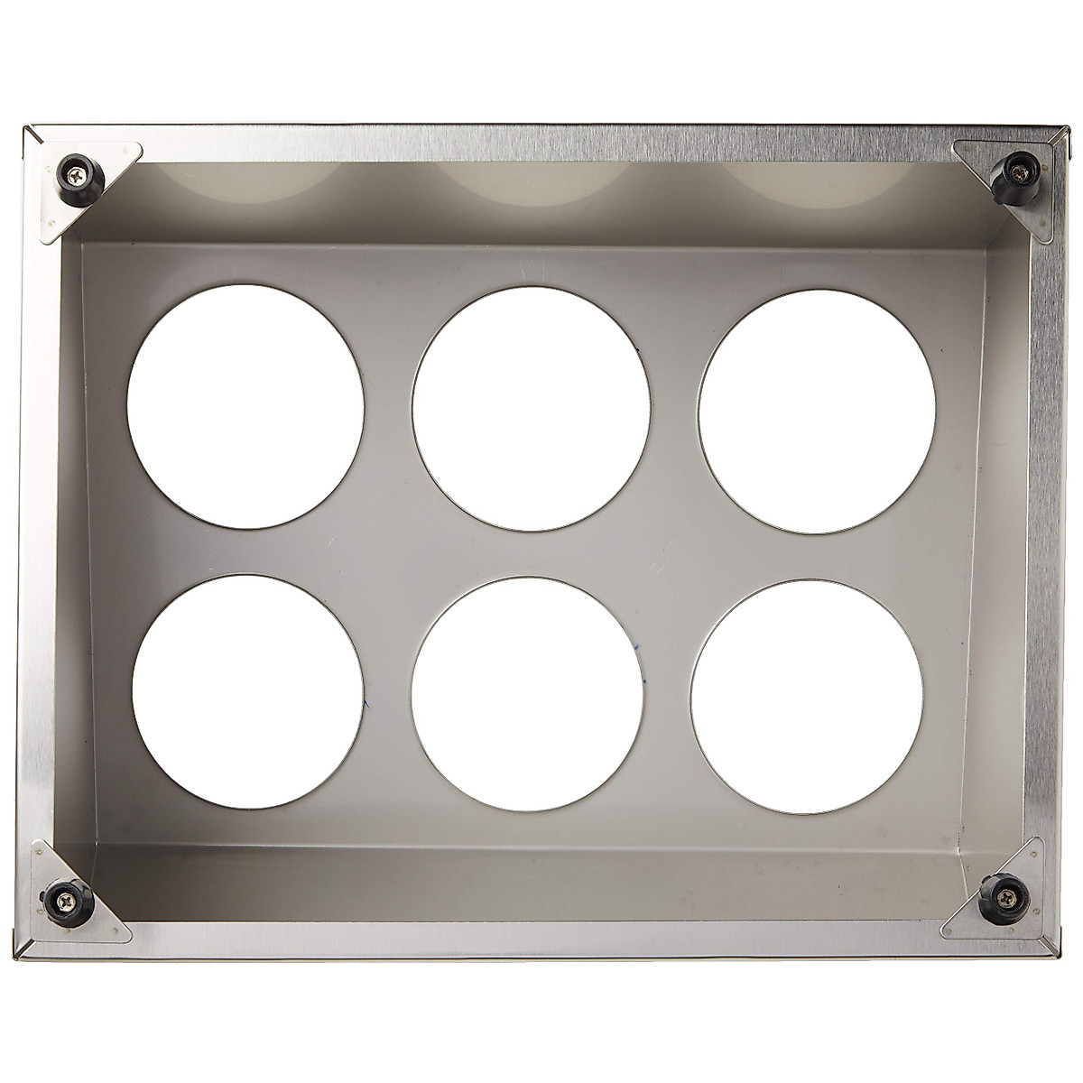 Winco 6 Hole Flatware Cylinder Holder, 2-Tier