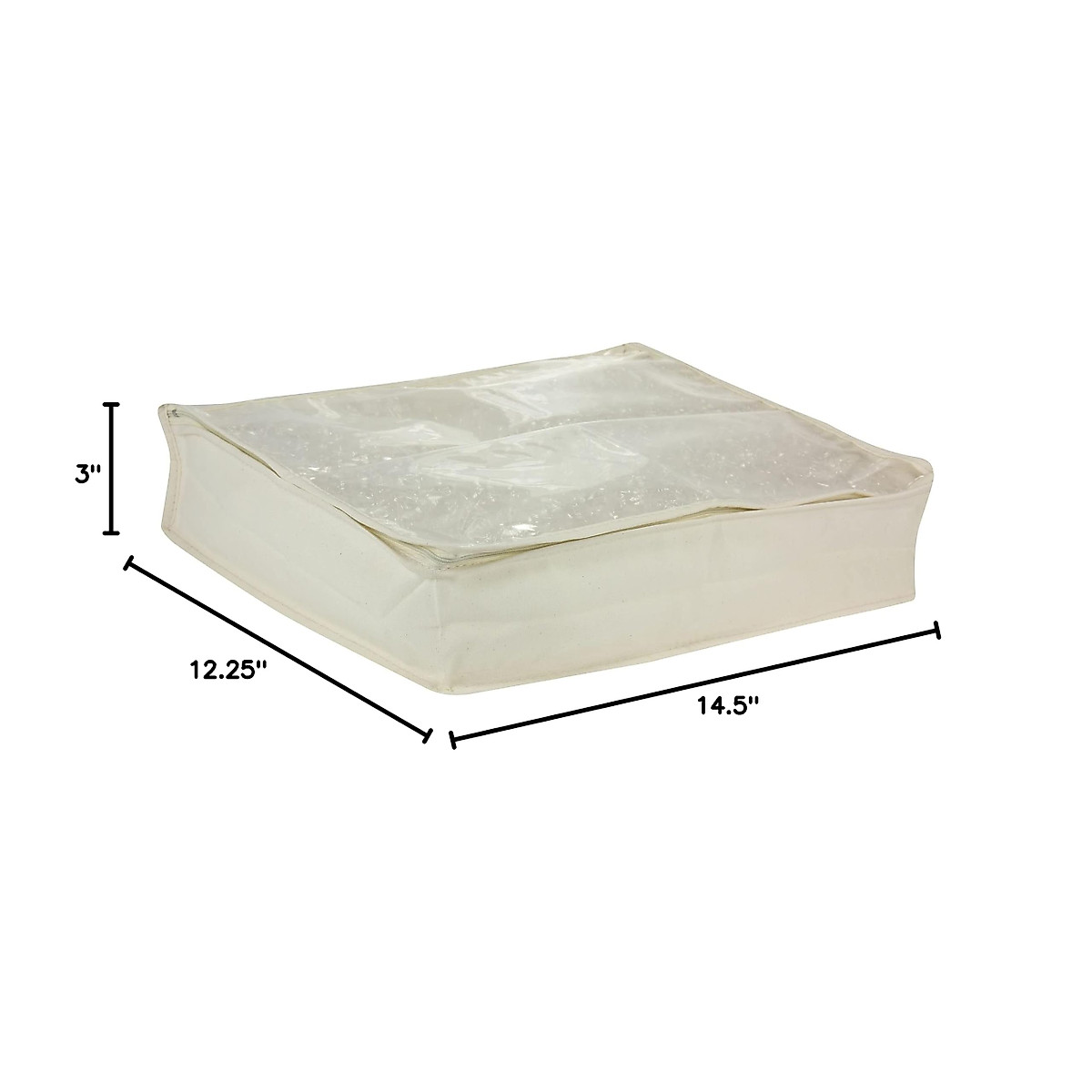 Household Essentials Sweater Storage Bag - Natural Canvas - Set of 2