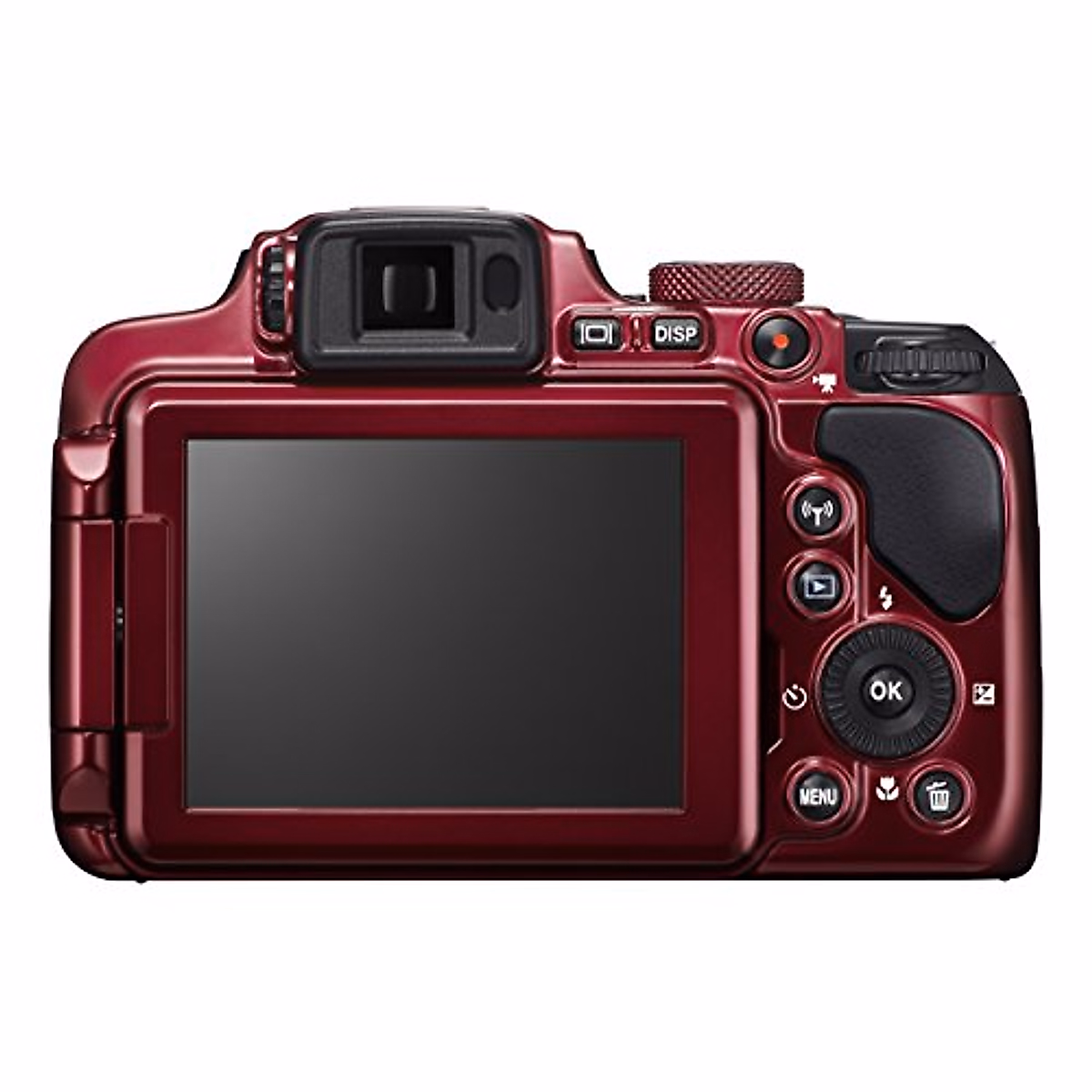 Nikon COOLPIX P610 Digital Camera with 60x Optical Zoom and Built-In Wi-Fi (Red)