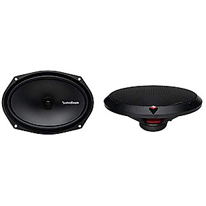 Rockford Fosgate R169X2 6x9" 130W Car Speakers and Angled 6x9" Speaker Box