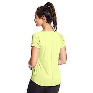 C9 Champion Women's Soft Tech Tee, Pale Yellow Green, Small
