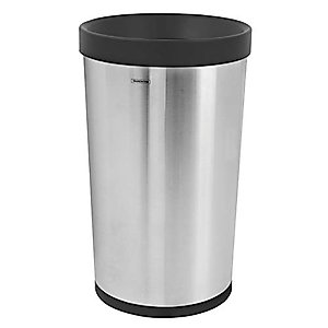 Tramontina Open Top Trash Can Stainless Steel 13 Gallon, 81200/004DS