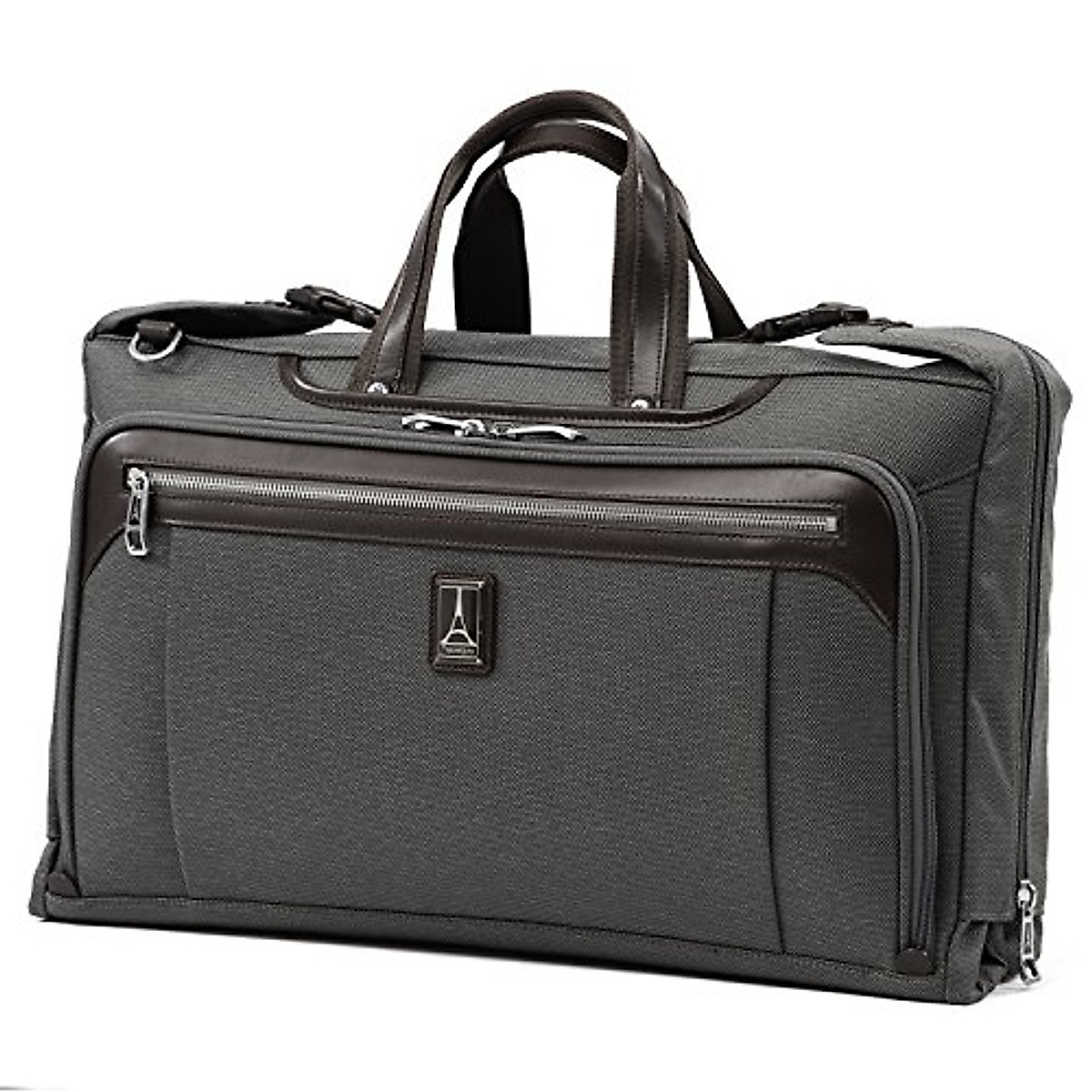 Travelpro Platinum Elite Tri-Fold Carry-On Garment Bag, Men and Women, Vintage Grey, 20-Inch
