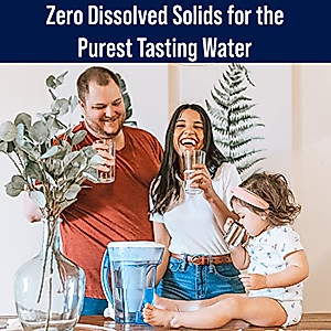 ZeroWater Official 5-Stage Water Filter for Replacement, NSF Certified to Reduce Lead, Other Heavy Metals and PFOA/PFOS, 4-Pack