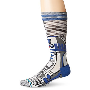 Stance M545D17R2U Men's R2 Unit Socks, Grey - M (6-8.5)