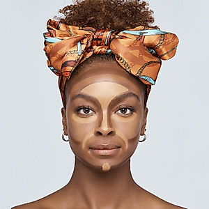 Ruby Kisses HD Concealer & Foundation Flawless Full Cover Brush Face Makeup (Orange Corrector)