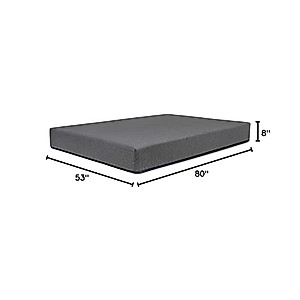 Dreamfoam Bedding Chill 8" Gel Memory Foam Mattress, Full XL- Made in Arizona