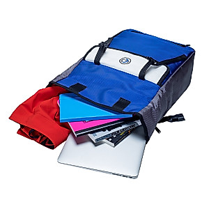 Case-It Laptop Backpack 2.0 with Hide-Away Binder Holder, Fits 13 Inch and Some 15 Inch Laptops, Black (BKP-202-BLK)