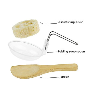 ShellKingdom Outdoor Camping Cooking Kit Portable Non-Stick Backpacking Picnic Pot and Bowl Open Fire Cookware set for Outdoor Hiking and Camping