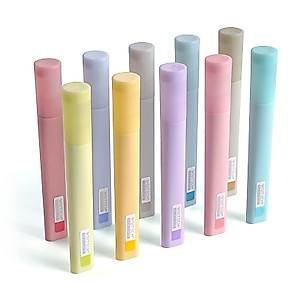 WRITECH Pastel Highlighters Assorted Colors: Soft Chisel Tip Bible Highlighter Marker Pens Pack Aesthetic Multi Colored Ink Extra Smooth No Bleed Smudge Smear for Highlighting Journaling Drawing 10ct