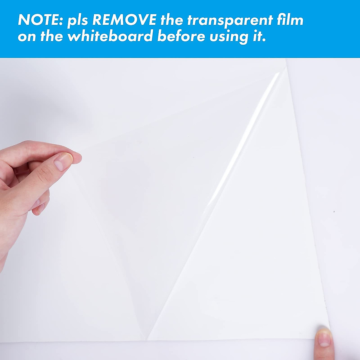 HAMIGAR White Board Dry Erase, White Board Stick on Wall, Dry Erase Board Sticker for Wall, White Board Paper, Sticky White Board for Wall, Peel and Stick Wallpaper Homeworking Office 17.5 x 78.7 Inch