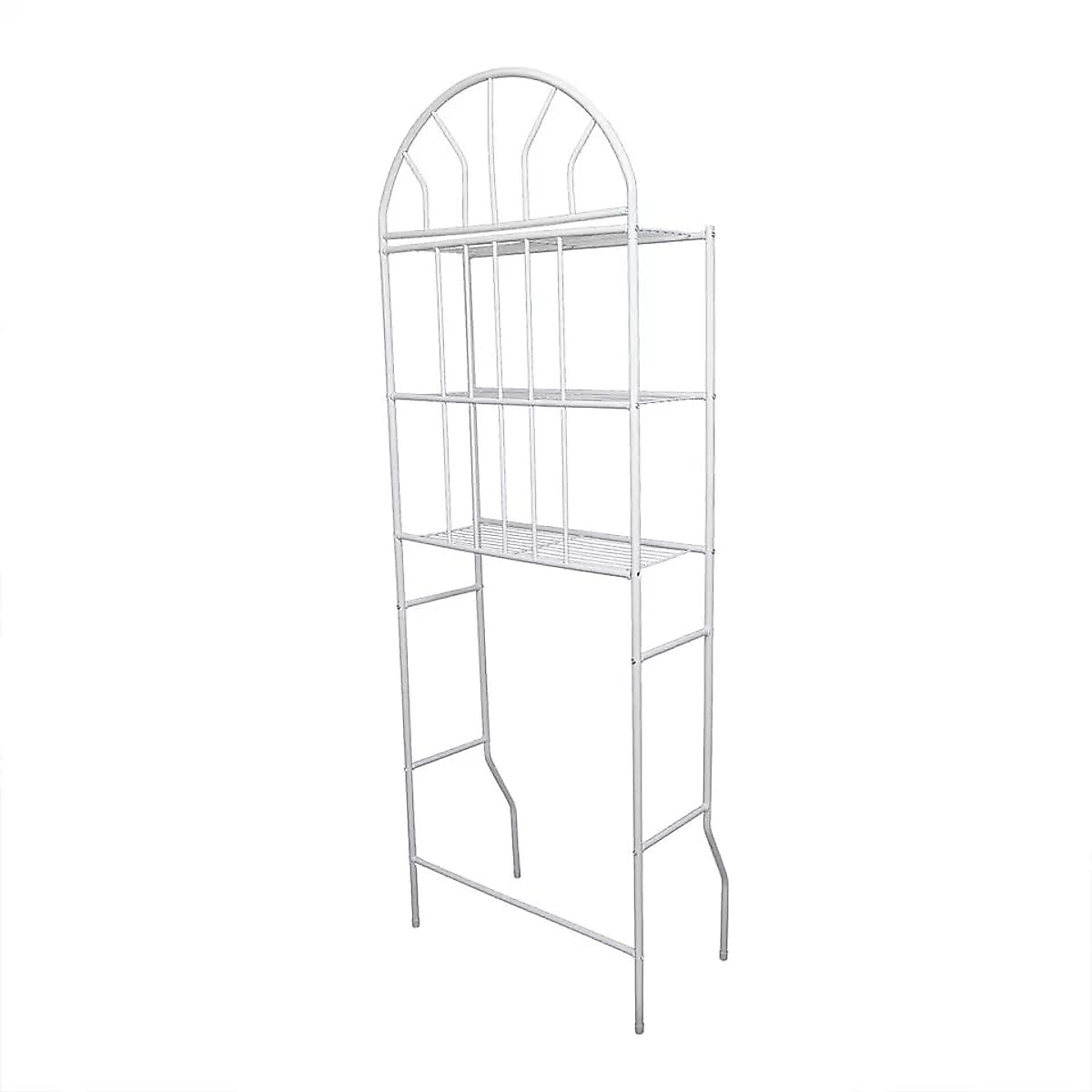 Over The Toilet Storage Rack,Metal 3 Shelf Bathroom Space Saver Over The Toilet Rack,Freestanding Space Saver Toilet Stands,Storage Organizer Accessories Bathroom Cabinet Tower Shelf