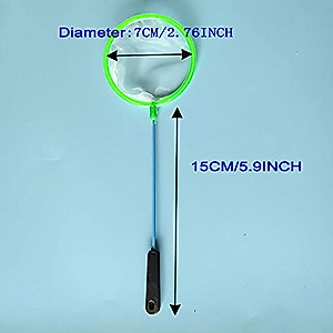 10pcs Mini Baby Brine Shrimp Net Special Fine Artemia Sieve for Brine Shrimp Hatchery Random Color