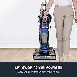 Eureka Lightweight Powerful Upright Vacuum Cleaner for Carpet and Hard Floor, PowerSpeed, New Model