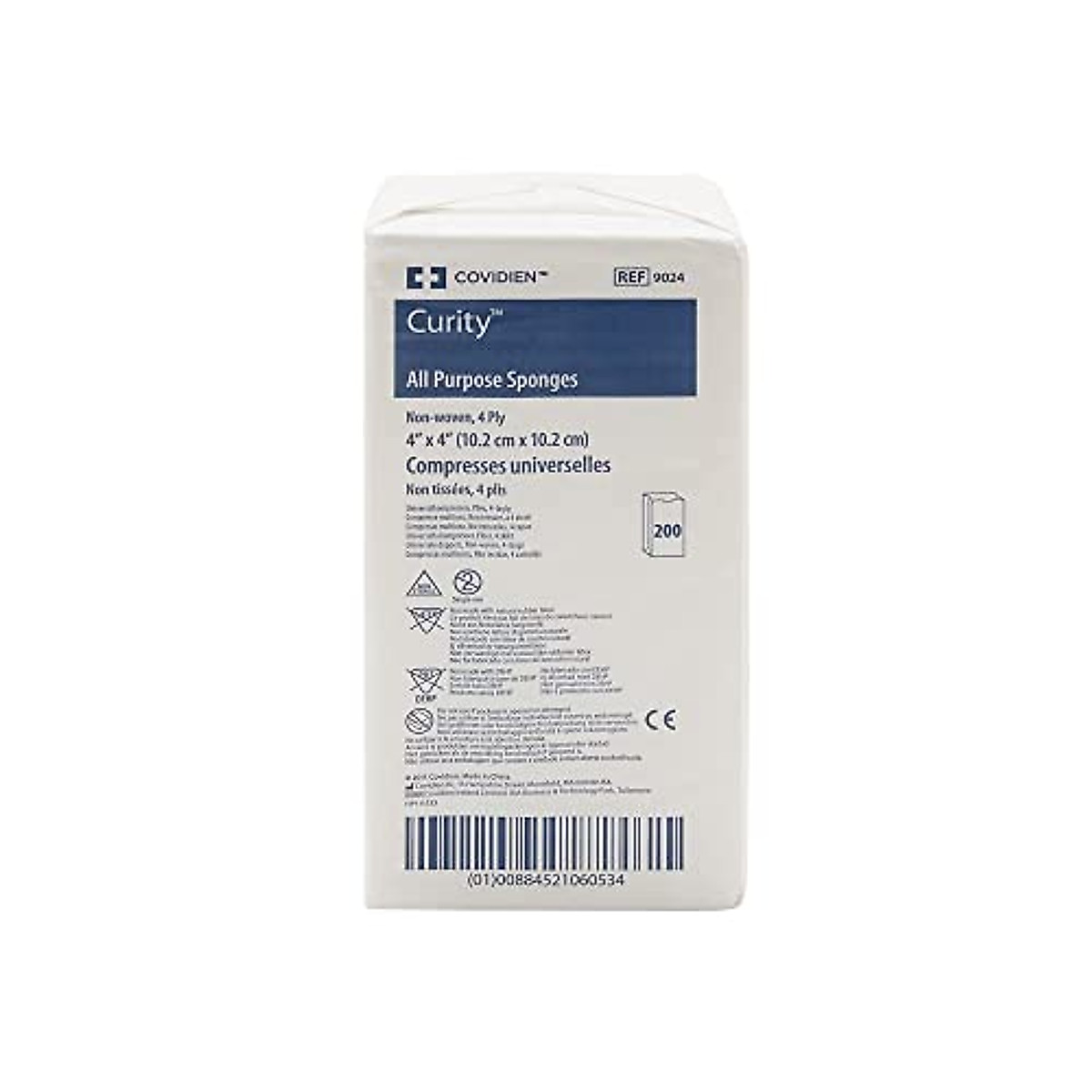 Kendall Curity 9024 Non Sterile Gauze Sponges 4" x 4" 4PLY - Pack of 200