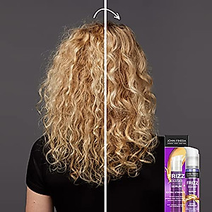 John Frieda Frizz Ease Extra Strength Hair Serum, Instantly Smooths for Healthy, Hydrated, Frizz-Free Hair, for Thick and Coarse Hair, with Argan, Coconut, and Moringa Oil for Heat Protection, 1.69 Oz