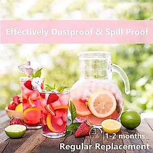 YAYAYOUNG 2 Pcs Straw Covers Cap Toppers Compatible with Stanley 30&40 oz Tumbler Cups,Reusable Cute Silicone Straw Tips Lids Protectors for 0.4 in/10mm Stanley Cups Straws Accessories