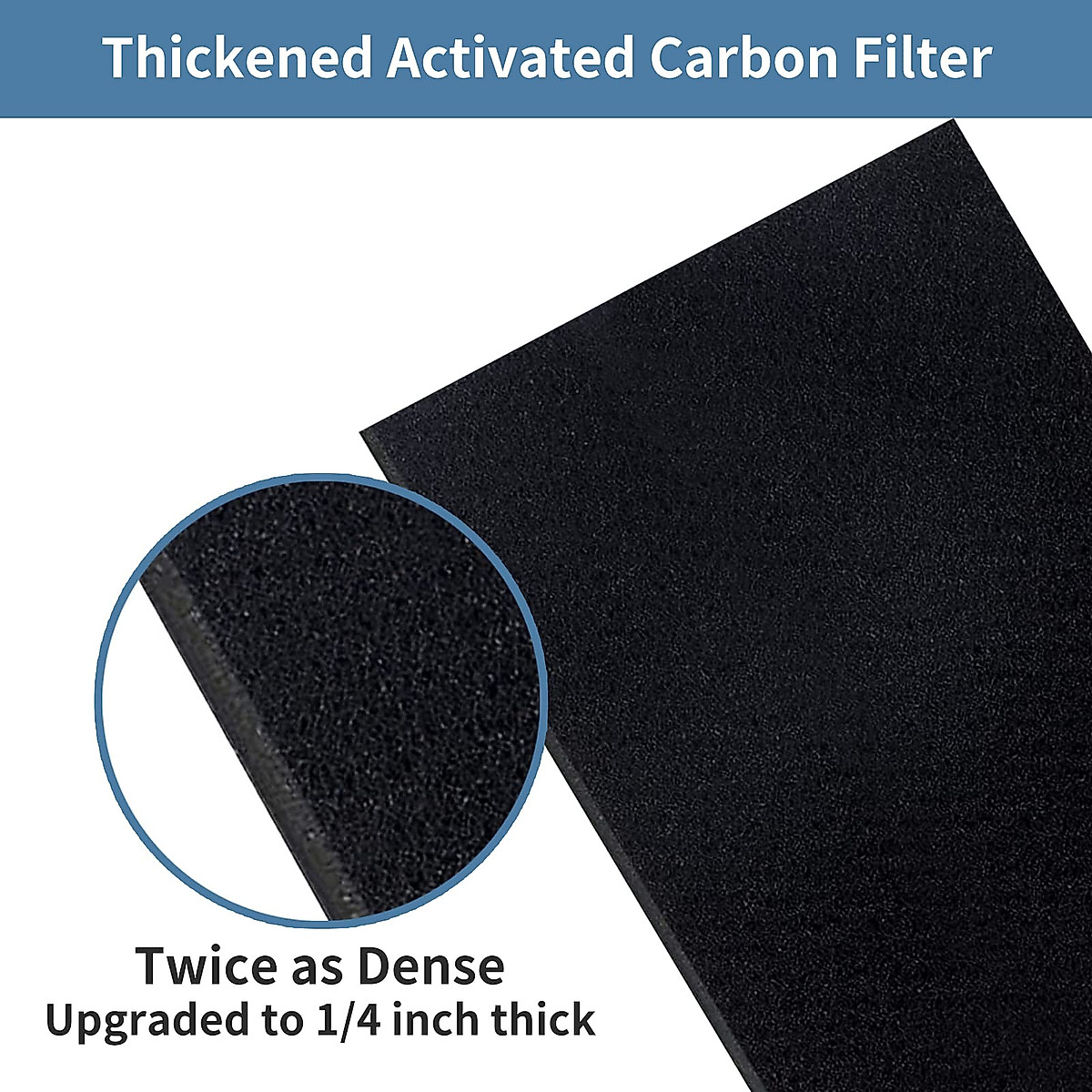 SUNRRA C545 Replacement S Filter Compatible with Winix C545, Part# 1712-0096-00, 2 HEPA + 8 Activated Carbon Filters