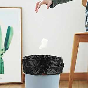 Parlynies 2.6 Gallon Small Drawstring Trash Bags, Black Garbage Bags, 104 Bags, f