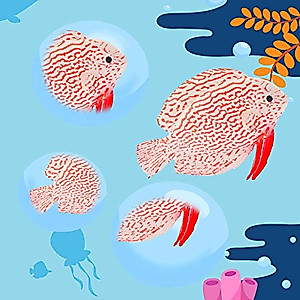 gootrades 3 Pcs/Set Artificial Fish Glowing Effect Aquarium Decor Floating Ornament