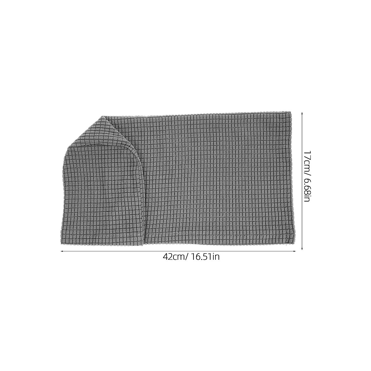 BESPORTBLE Chair Arm Covers Protectors 2pcs Chair Arm Protectors Universal Elastic Sofa Stretch Armrest Cover Sofa Side Towels Office Recliner Couch Loveseat Cloth(Light Grey) Chair Arm Covers