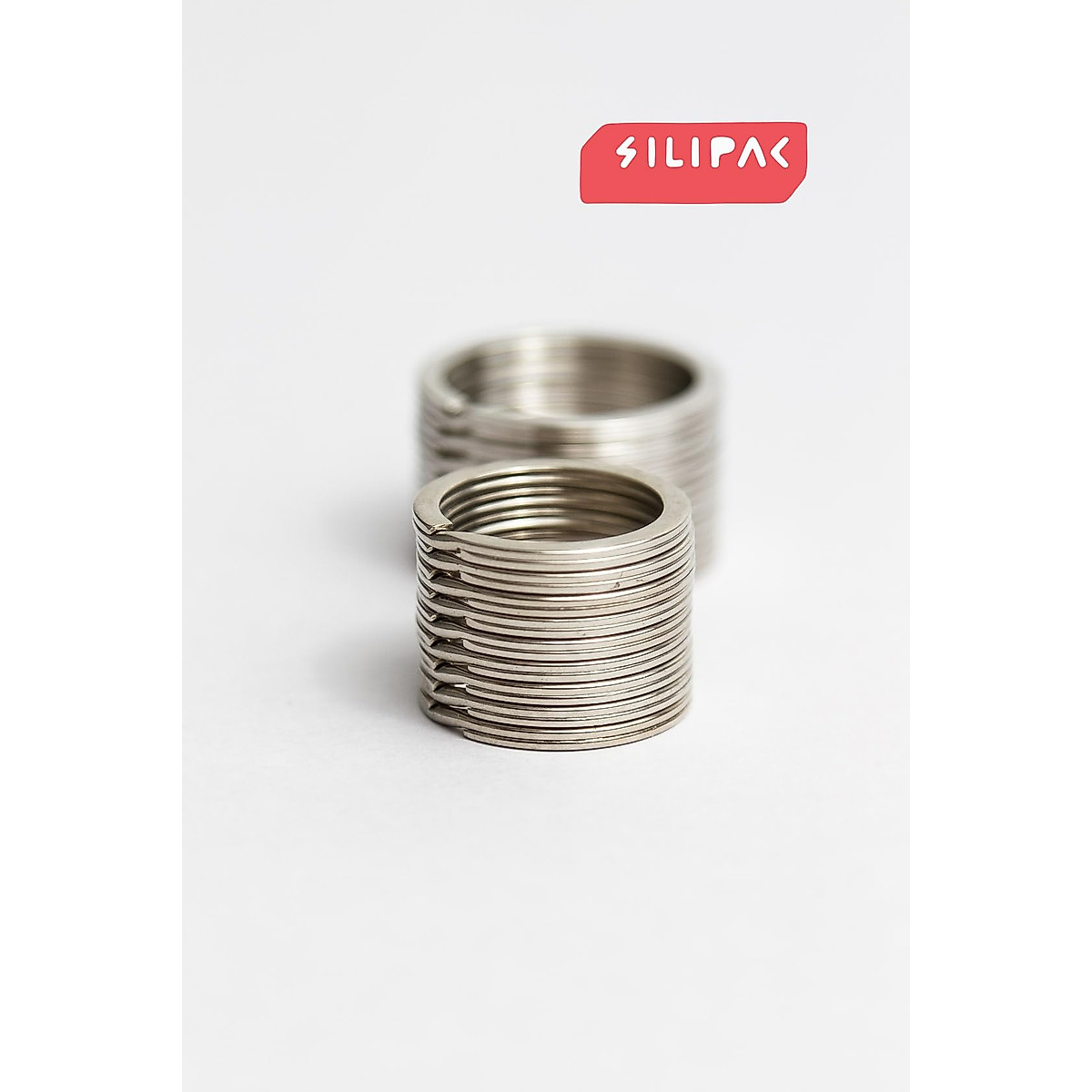 Key Rings Flat Split Keychain Bulk Heavy Duty Strong Keyring for Car Home Large Metal Dog Ring Tag Lanyards School Office DIY