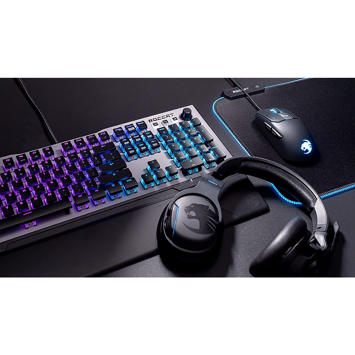 ROCCAT VULCAN 121 AIMO RGB MECHANICAL GAMING KEYBOARD RED SWITCH ROC-12-671-RD