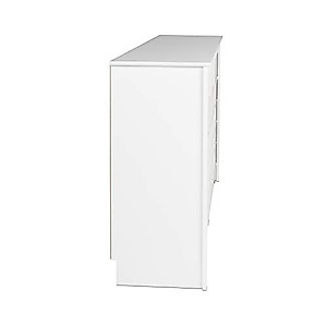 60 inch Shoe Cubby Console , White