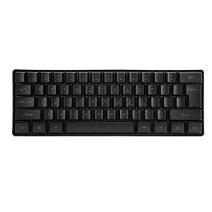 Garsentx RGB Backlit Gaming Keyboard, USB Wired Keyboard with 61 Keys, Easy Connect to Laptop and Desktop, for Home and Office Use, Plug and Play, Wear‑Resistant and Durable, Black
