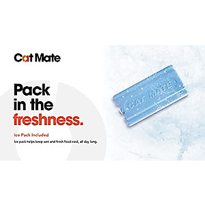 Cat Mate C200 2 Meal Automatic Pet Feeder for Cats and Small Dogs with Ice Pack