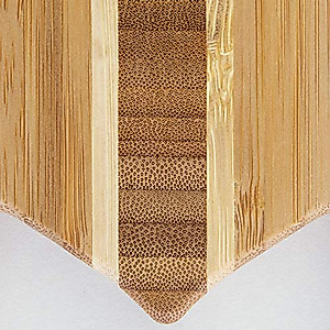 Totally Bamboo Sea Turtle Shaped Cutting Board and Charcuterie Serving Tray, Great for Wall Display