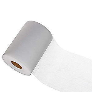 White Tulle Spool 6 Inch x 100 Yards for Tulle Decoration