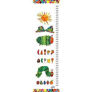 Oopsy Daisy Eric Carle's The Very Hungry Caterpillar Growth Chart, 12 by 42-Inch