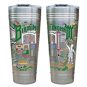 Catstudio Big Sur Thermal Tumbler | Triple Wall Insulation With Non Slip Bottom | Great Travel Cup for Water, Coffee, Tea, or Smoothies