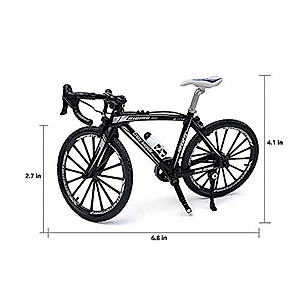 JAMOR Bicycle Model Mountain Bike Toy Racing Toy 1:10 Simulation Bike Mini Bike Model Zinc Alloy Racing Home Decoration Crafts Miniature Finger Mountain Bike (3)