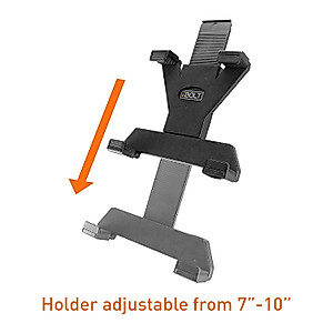 iBOLT TabDock FixedPro 360 Suction- Heavy Duty Metal 8" Multi-Angle Mount for All 7" - 10" Tablets (iPad, Nexus, Samsung Tab) for Commercial Vehicles, Trucks, and ELD Devices