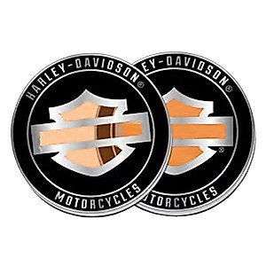 Harley-Davidson Bar & Shield Logo Stained Glass Metal Challenge Coin, 1.75 in.