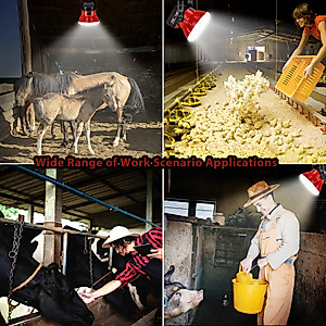 2400LM LED Camping Lantern for Milwaukee m18 Battery, 24W LED Work Light for Car Repairing , Camping, Emergency and Hurricane, Hiking, Fishing (Battery not Included)