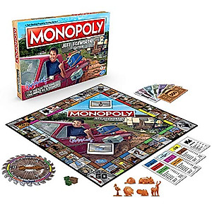 Monopoly Jeff Foxworthy Edition Board Game Featuring Redneck Humor, Fast-Dealing Property Trading Game for 2-6 Players, Ages 8 and Up