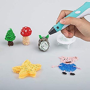 3D Pen/3D Printer Filament,1.75mm PLA Filament with Cleaning Needles, findTop 24 Colors PLA Filament Refills (10 Feet for Each Color) and 3D Pen/Printer Cleaning Needles (10 Pieces)