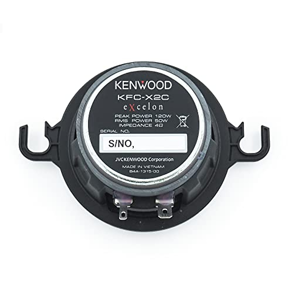 Kenwood eXcelon KFC-X2C 2.5-Inch Mid Range Factory Replacement Car Speakers, 120 Watts Max Power (Pair)