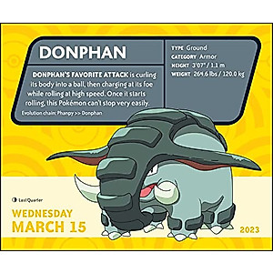 Pokémon 2023 Day-to-Day Calendar
