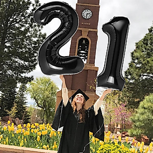 Number Balloon 50 Gold 40 Inch Foil Balloon Big Giant Jumbo Birthday Party Decorations Foil Mylar Helium Numbers Balloons for Men Women 50th Anniversary Event