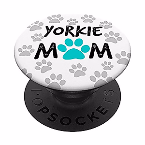 Yorkie Mom Womens Phone accessory Yorkshire Terrier dog gift PopSockets PopGrip: Swappable Grip for Phones & Tablets