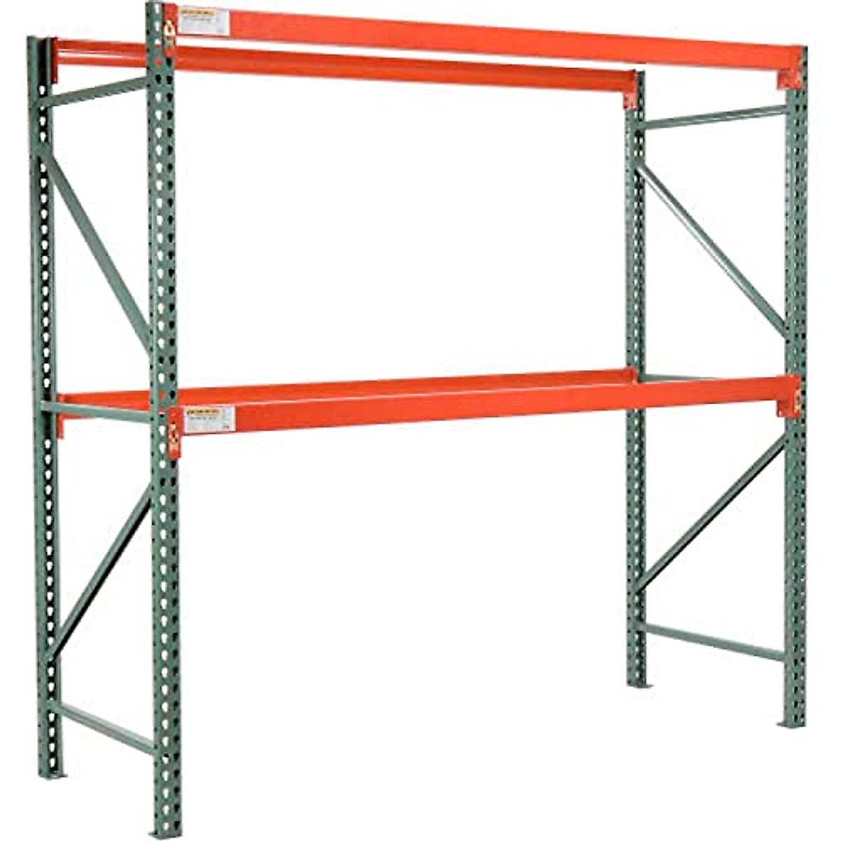 Global Industrial Teardrop Pallet Rack Starter, 96"W X 36"D X 96"H