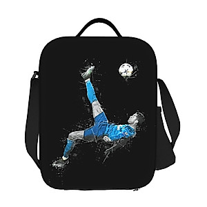 Ronaldo #7 Meal Bag Insulated Lunch Bag Waterproof Reusable Lunch Box Ice Packs For Lunch